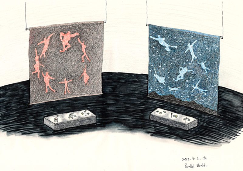 Idea Sketch: Parallel World_Constellation, Dance, 2013 | 作中日記 Idea Sketch: Parallel World_Constellation, Dance, 2013 | 作中日記
